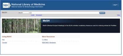 Searching of Literature Through Medical Subject Headings (MeSH): An ...
